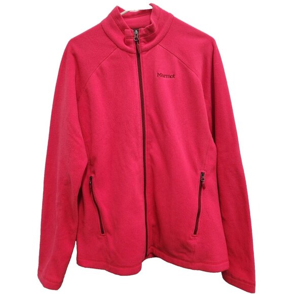 Marmot | Jackets & Coats | Marmot Womens Fleece Jacket Size Large Pink ...